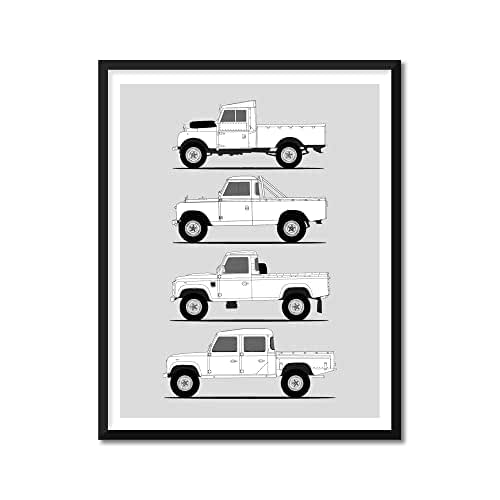 Amazon.com: Idea Network History of Land Rover Defender 130 Pickup ...