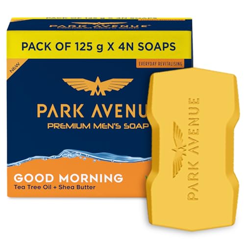 Park Avenue Premium Men's Soaps for Bath - Good Morning | 125g (Pack of ...