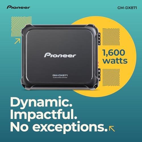 Buy Pioneer GM-DX871 - Powerhouse Amplifier with 1,600 Watts, Class-D ...