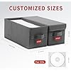 Amazon.com: NUSWOR Premium CD Storage Box | Stackable CD Organizer Box ...