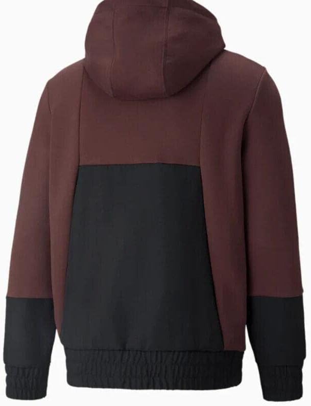 PUMA PORSCHE LEGACY FULL ZIP HOODIE JACKET, FUDGE, LARGE at Amazon Men ...