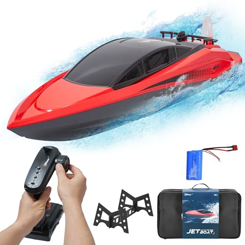 Top Race Remote Control Boat - High-Speed Plastic RC Boat with - Want ...