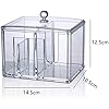 Amazon.com: FENGHUTING Acrylic makeup box with lid Multifunctional ...