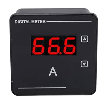 Digital Ammeter, Clear LED Display Amp Meter Measures a Wide Current ...