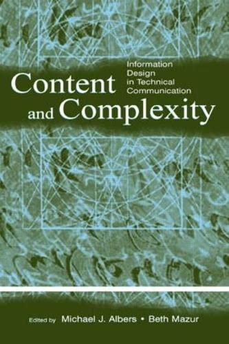 Content and Complexity: information Design in Technical Communication ...
