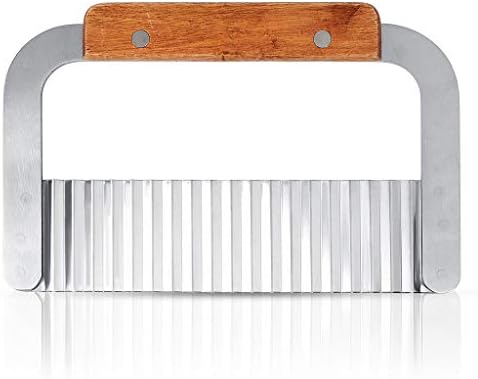 Crinkle Chip Cutter, Potato Chipper with Handle, French Fries Cutter ...