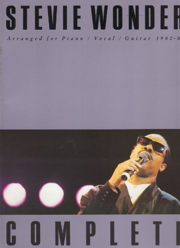Amazon.com: Complete Stevie Wonder 1980-85: 9780711907614: Wonder ...