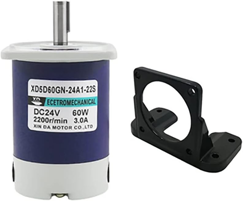 60W DC Motor 24V1800rpm 3000rpm Positive And Negative Speed Adjustable ...