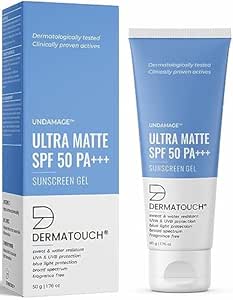 DERMATOUCH Undamage Ultra Matte Sunscreen Gel Spf 50 Pa+++ | Water ...