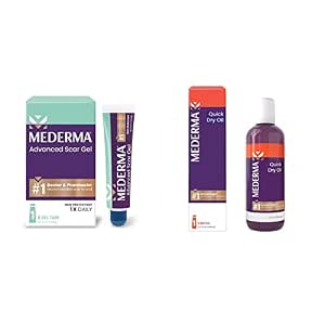 Amazon.com : Mederma Advanced Scar Gel Quick Dry Oil Scar and Stretch ...