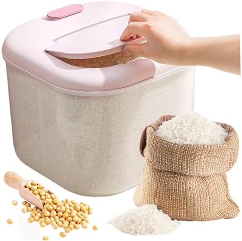 Flour Storage Containers 10kg Large-Caliber Cereal Storage Containers ...