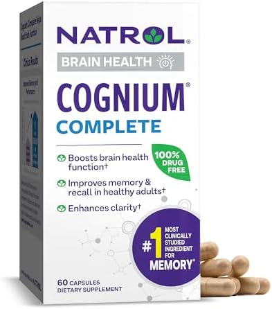 Amazon.com: Natrol Cognium Complete, Dietary Supplement for Brain ...