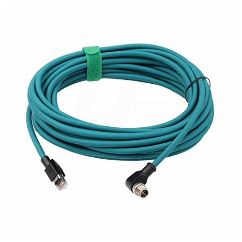 HangTon M12 Ethernet Cable for Microscan HAWK MV-4000 Cognex 2800 370 ...