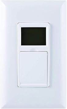 Amazon.com: GE SunSmart Digital in-Wall Timer, Daily ON/Off Times ...