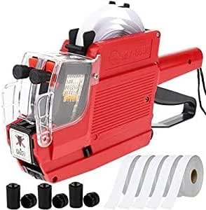 Amazon.com : 2 Line Labels Price marker Kit Extra Ink Rollers Refill ...