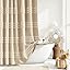Amazon.com: Dynamene Extra Long Shower Curtains - 72 x 84 Inches Long Textured Tufted Chenille ...
