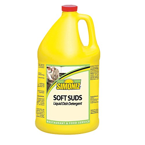 Simoniz S3350004 Soft Suds Liquid Soap for Hand Dishwashing, 1 gal ...