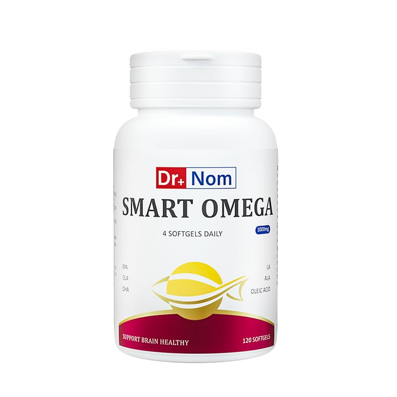 dr.nom Drnom Smart Omega Smart Omega Capsules (120 Capsules) : Amazon ...
