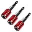 3pcs 1/4” Hex Shank Magnetic Screwdriver Bits Holder, 60mm Quick ...