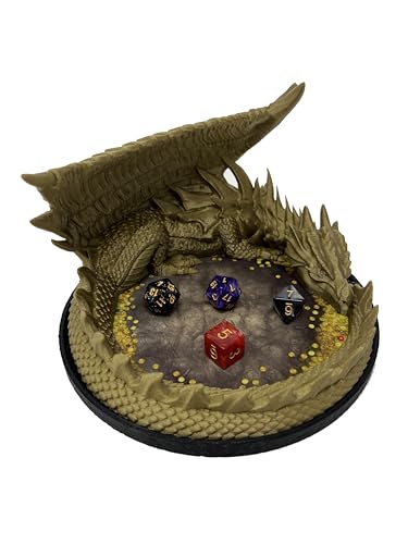 MunnyGrubbers - Dragon's Hoard Dice Tray - (Random 7pc D20 Dice ...