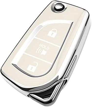 Amazon.com: Tukellen for Toyota Key Fob Cover Special Soft TPU Key Case ...