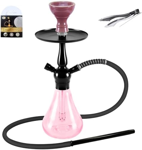 Pink Hookah Set Hookah Mini Hookah Combo Kit Shisha Hookah Set with ...