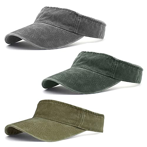 Snapklik.com : HH HOFNEN Sports Sun Visor Hats Twill Ball Adjustable ...