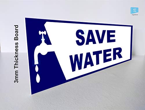 Buy SIGN EVER Save Water Sign Boards For School Office Collage Factory ...