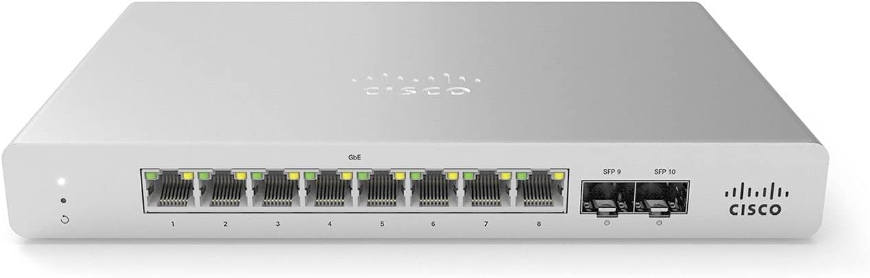 Amazon.com: Cisco MS120-8FP-HW Meraki MS120-8FP 8-Port 1GbE PoE+ Cloud ...
