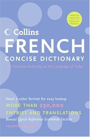 Amazon.com: Collins French Concise Dictionary, 4e (HarperCollins ...