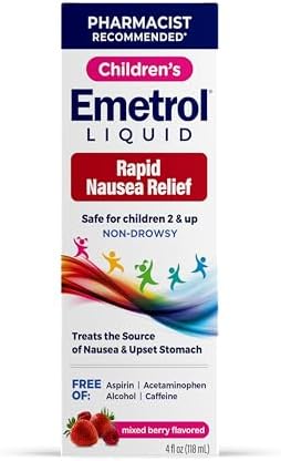 Amazon.com: Emetrol Children's Non-Drowsy Liquid Nausea Relief - Upset ...