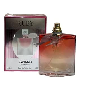 Amazon.com : Ruby Swiss Eau De Toilette Spray for Women - 100ml ...