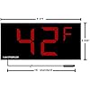 Amazon.com: Large Display Thermometer with 4" Digits for Extra Large ...