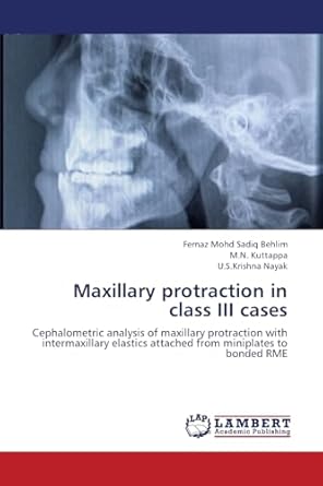 Maxillary protraction in class III cases: Cephalometric analysis of ...