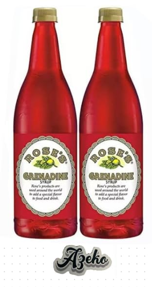 Amazon.com: LJJ Roses Grenadine 33 oz (2 Pack)