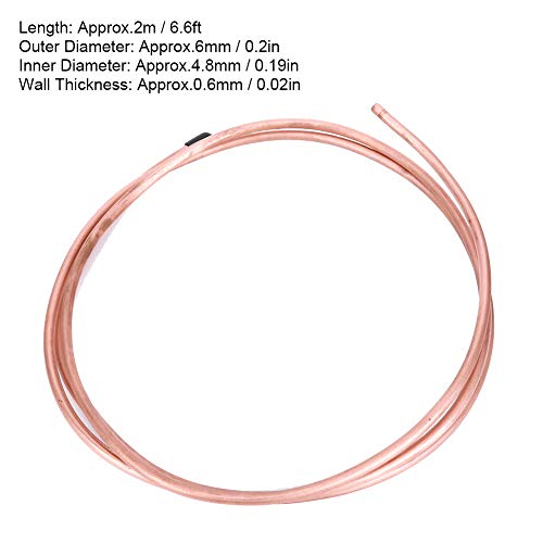 Fockety 2m C1100 T2 Soft Copper Tube for Air Conditioner Refrigerator ...