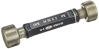 Amazon | 第一測範製作所(ISSOKU) 限界ネジプラグゲージ M33×2 GPII IPII | ゲージ・コンパス | 産業・研究開発用品 通販
