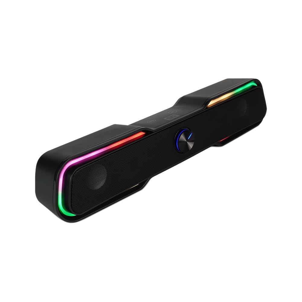Bocina BSP-350 Start The Game Bluetooth con RGB, Panel Táctil, Selección de Color, Alimentación ...