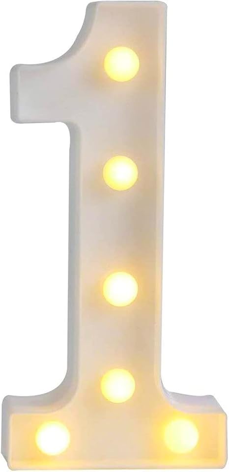 Amazon.com: Sunnyglade Decorative LED Letter Lights Sign，Light Up ...