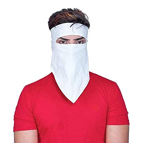 Bike Riding Cotton Rumal Face Mask For Dust Protect Washable And ...