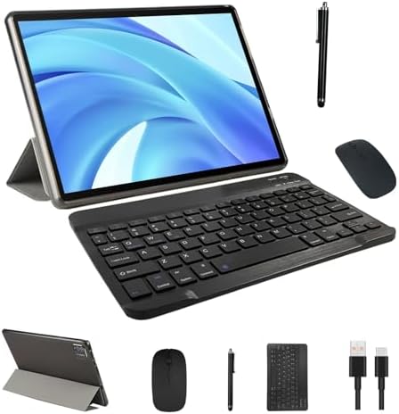 Amazon.com : NOVOJOY 2 in 1 Tablet 10 Inch Android 14 Tablets, Tablet ...