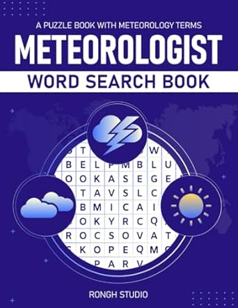 Meteorologist Word Search Book: A Puzzle Book With Meteorology Terms ...