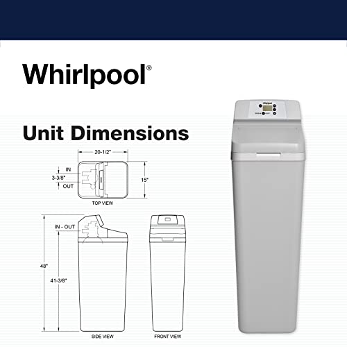 Whirlpool WHES30E 30,000 Grain Softener | Salt & Water Saving ...