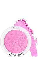 Amazon.com : UCANBE Baked Blush for Cheek, Glow Blushing Palette ...
