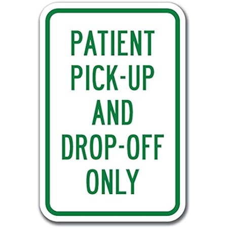 Amazon.com : Student Pick-up and Drop-Off Only Sign 12" X 18" Heavy ...
