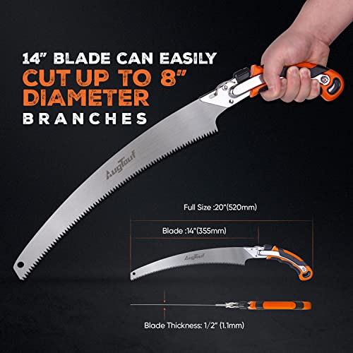 Snapklik.com : AugTouf 14 Razor Tooth Pruning Saw