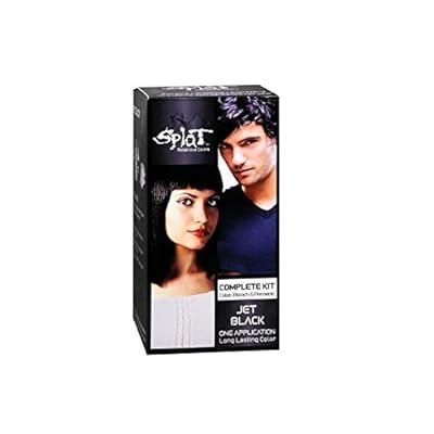 Jet Black Hair Dye Splat Amazon.com : Splat | Original Complete Jet