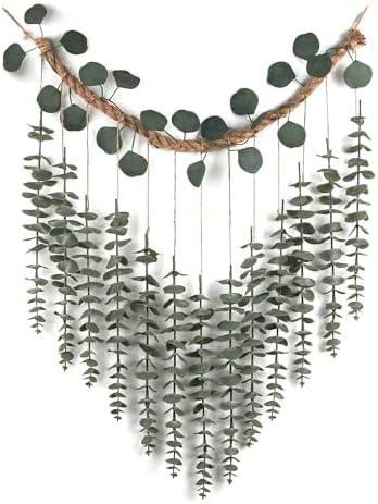 Amazon.com: Doubay Eucalyptus Wall Decor Hanging Greenery Plants Boho ...
