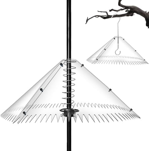 Amazon.com : iBorn Baffles for Bird Feeders, 19.5” Oversized Squirrel ...