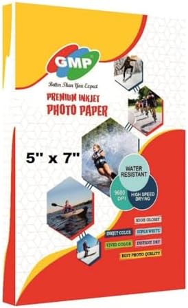 Gmp 5×7 Inkjet Photo Glossy Paper 180Gsm(100 Sheets) : Amazon.in ...